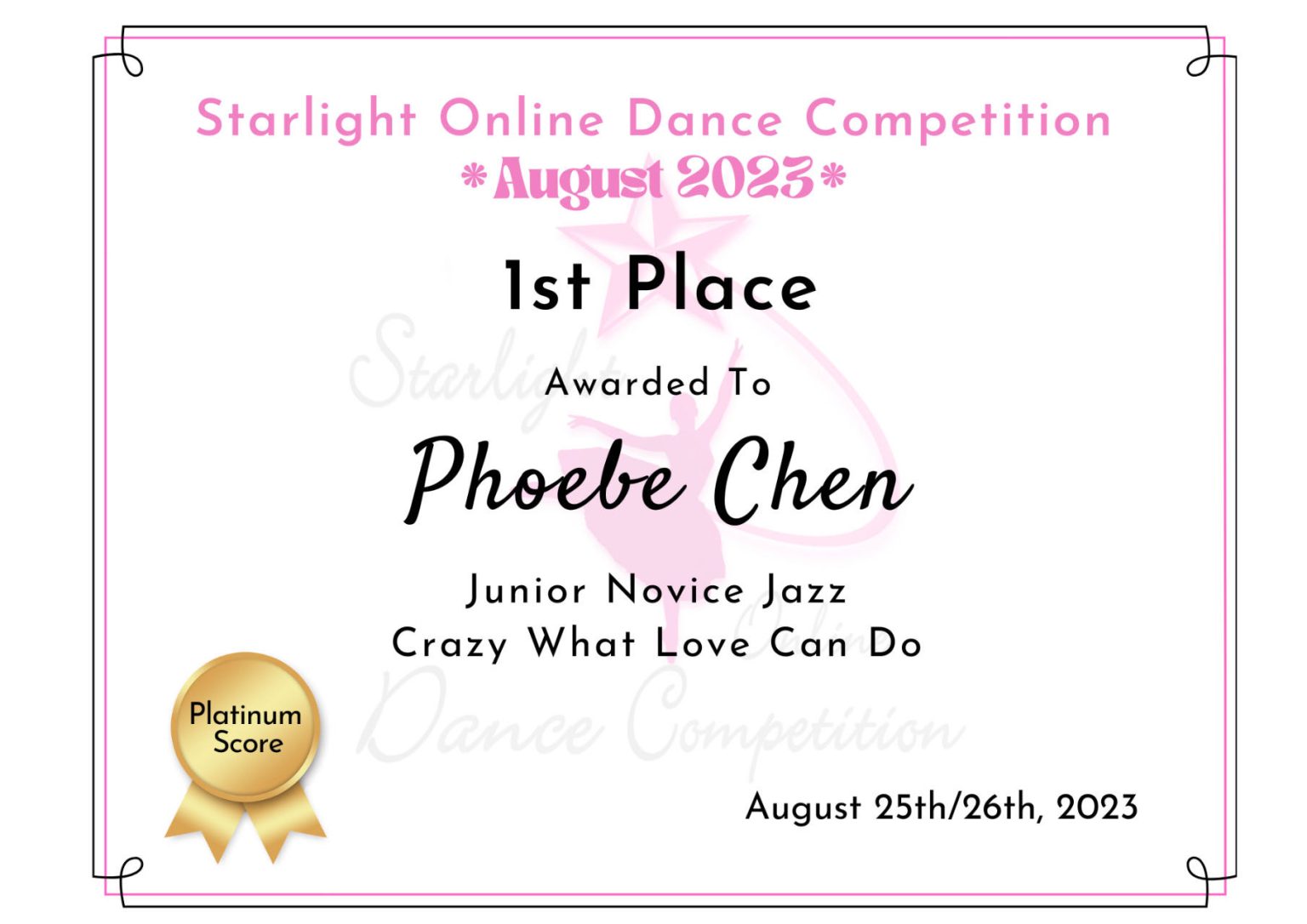 Star Dance 2023 November Dance Competition Winners Announcement – Star ...